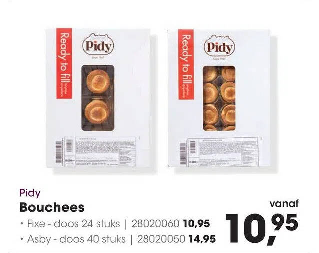 Pidy Bouchees aanbieding bij HANOS