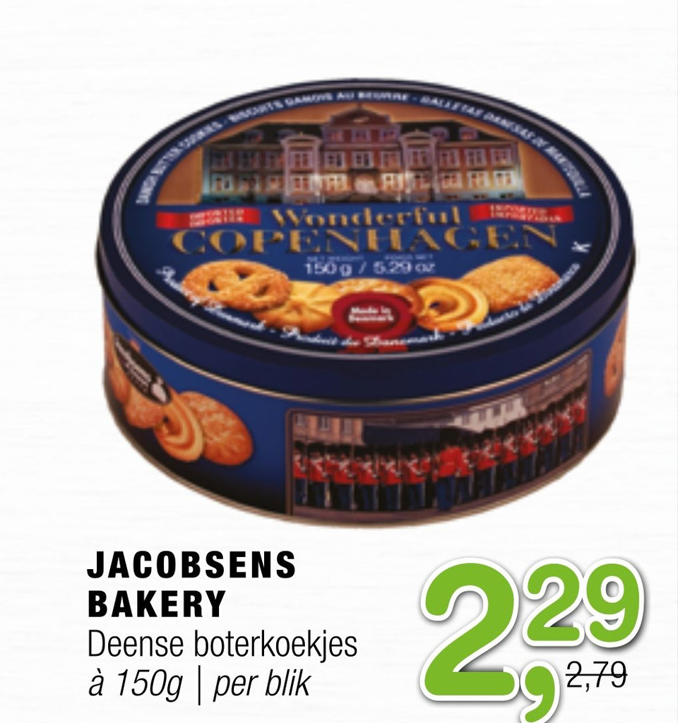 JACOBSENS BAKERY Deense boterkoekjes 150g aanbieding bij Amazing Oriëntal
