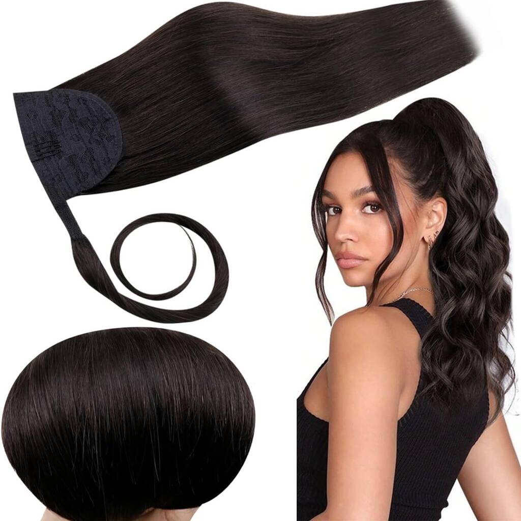 RUNATURE Vlecht Menselijk Haar Lange Vlecht Remy Extensies Natuurlijke ...