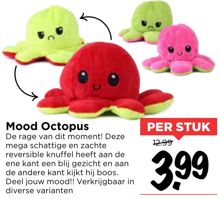 Mood Octopus aanbieding bij Vomar Voordeelmarkt