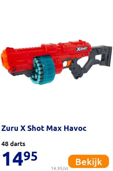 Zuru X Shot Max Havoc aanbieding bij Action