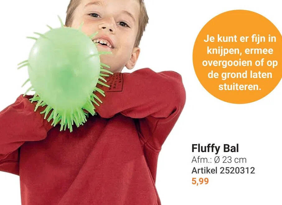 Fluffy Bal 23 cm aanbieding bij Lobbes