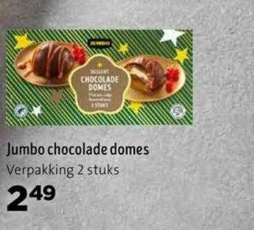 Jumbo Chocolade Domes aanbieding bij Jumbo