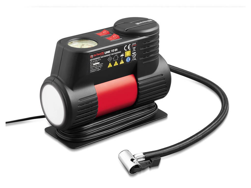 ULTIMATE SPEED Mini-compressor met 3 adapters aanbieding bij Lidl