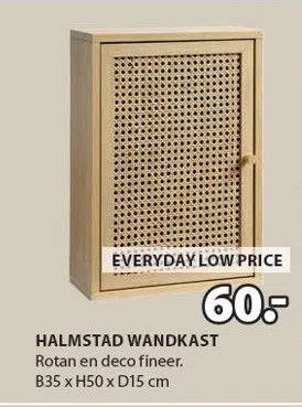 HALMSTAD WANDKAST aanbieding bij Jysk