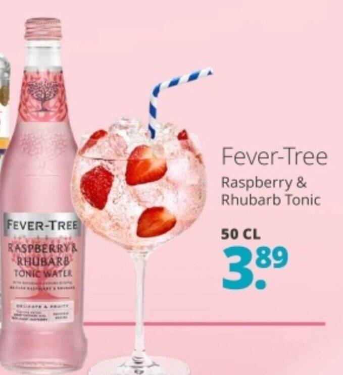 Fever-Tree Raspberry & Rhubarb Tonic 50 cl aanbieding bij Mitra