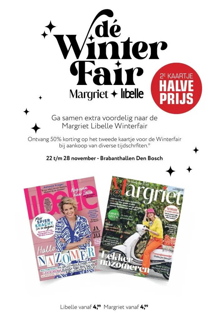 *Winter Fair Margriet + libelle aanbieding bij Primera