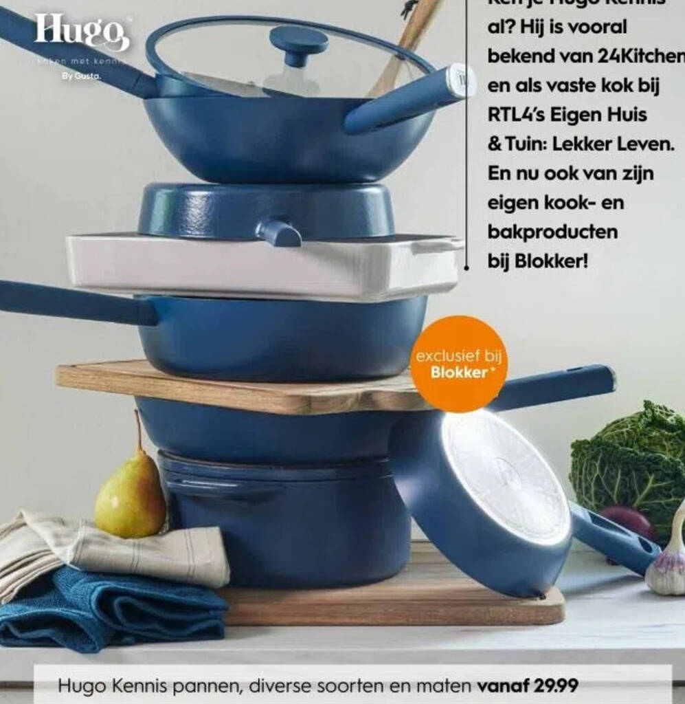 Hugo Kennis pannen aanbieding bij Blokker