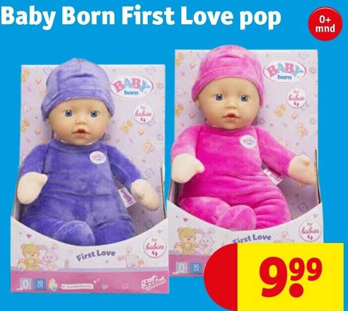 Baby Born First Love pop aanbieding bij Kruidvat