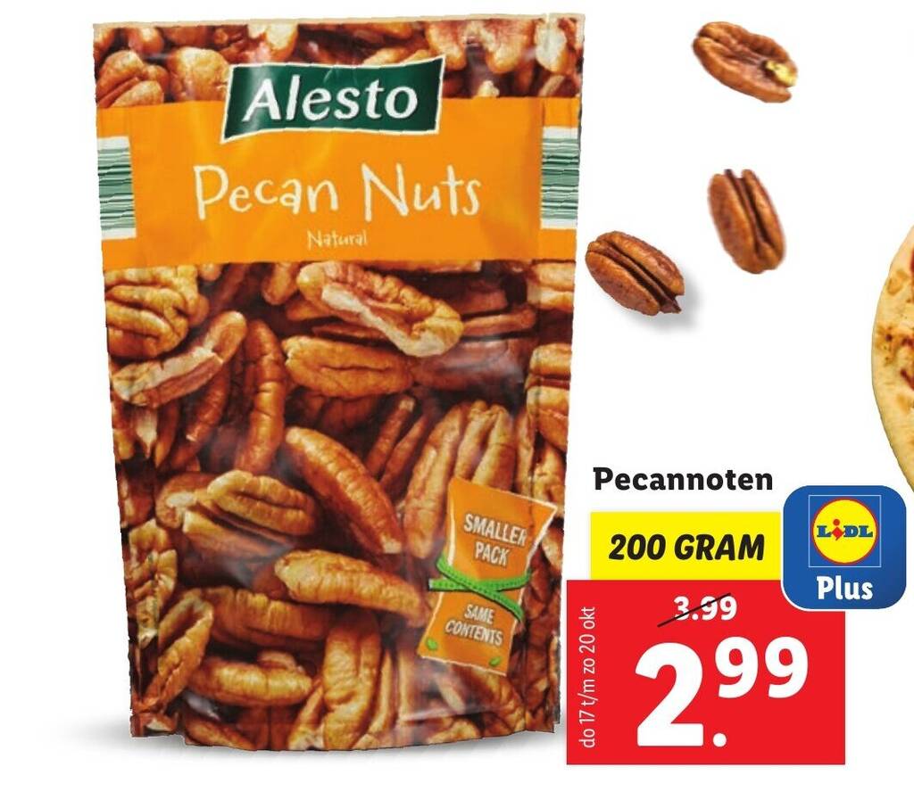 Pecannoten 200 g aanbieding bij Lidl