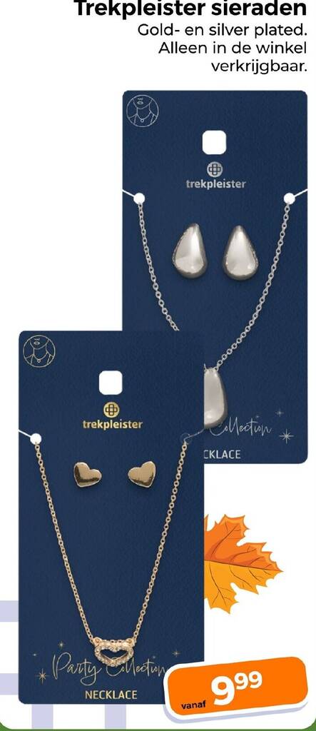 Sieraden aanbieding bij Trekpleister