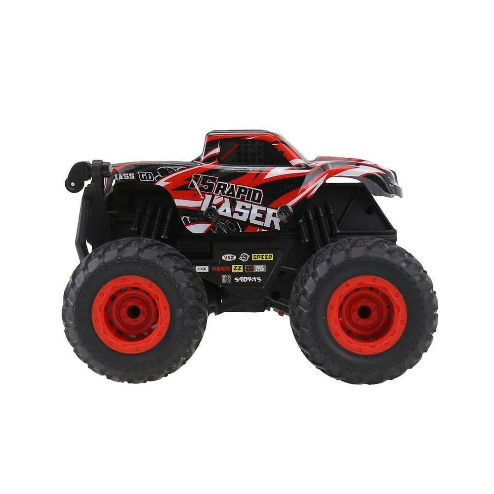 RC monster rapid laser auto met licht aanbieding bij Intertoys