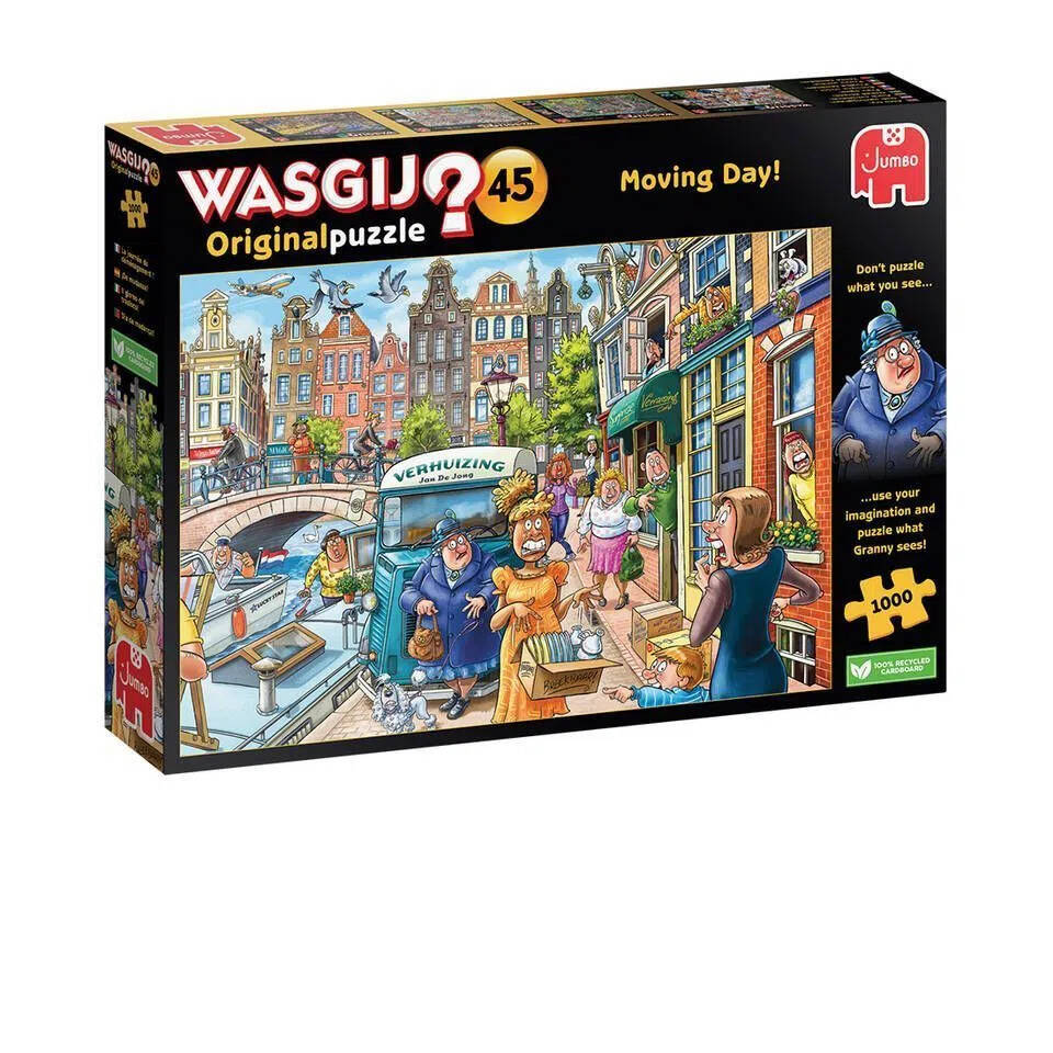 Jumbo Wasgij Original 45 puzzel Verhuisdag! - 1000 stukjes aanbieding bij Intertoys
