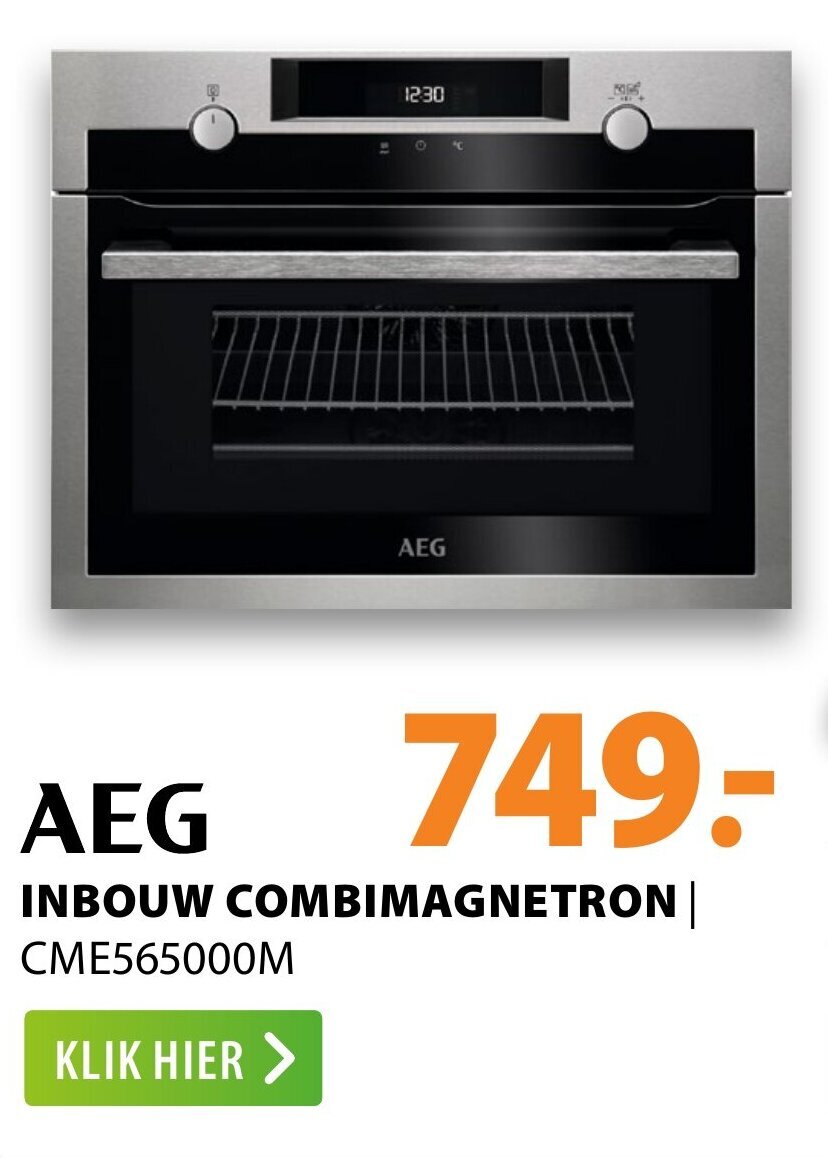AEG Inbouw combimagnetron CME565000M aanbieding bij Expert