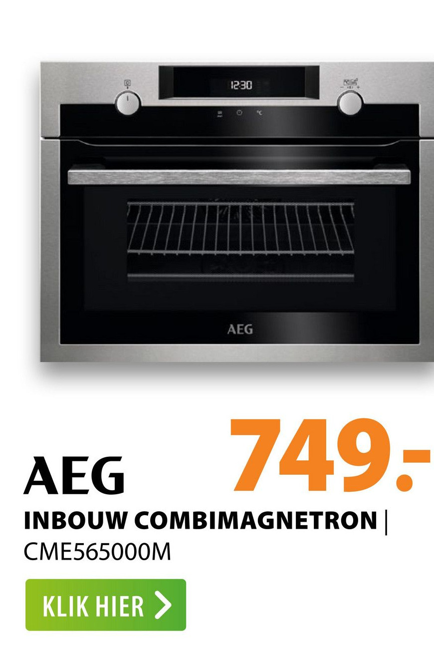 AEG inbouw combimagnetron aanbieding bij Expert