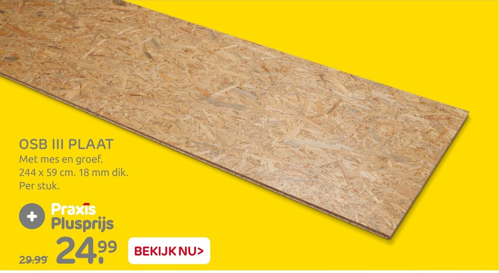 OSB III Plaat aanbieding bij Praxis
