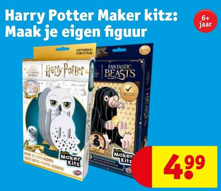 Harry Potter Maker kitz: Maak je eigen figuur aanbieding bij Kruidvat