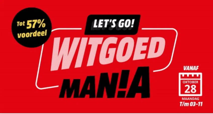 MEDIAMARKT MANIA aanbieding bij MediaMarkt