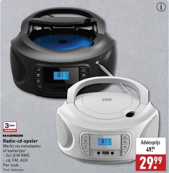Radio cd speler aanbieding bij ALDI