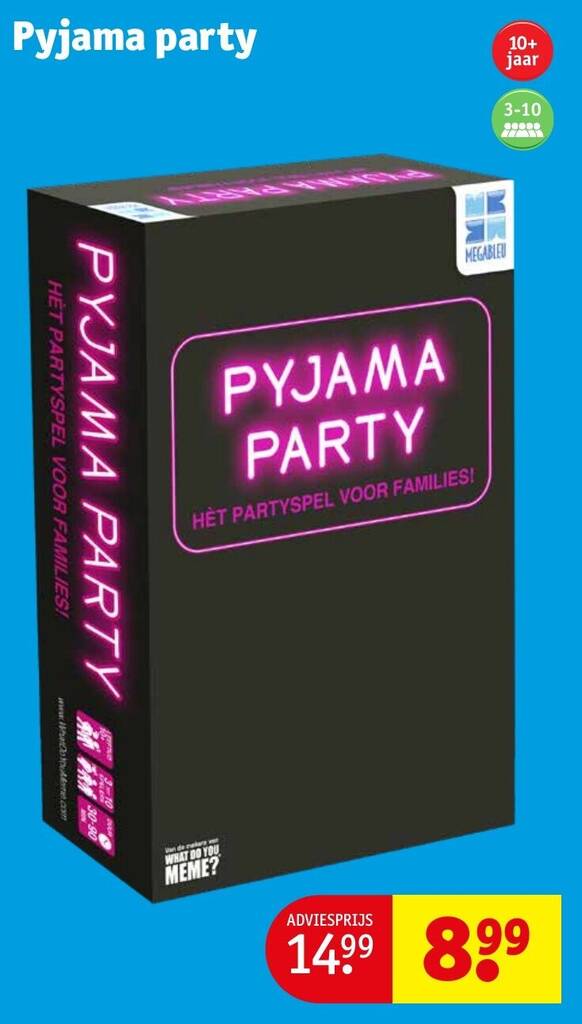 Pyjama party aanbieding bij Kruidvat