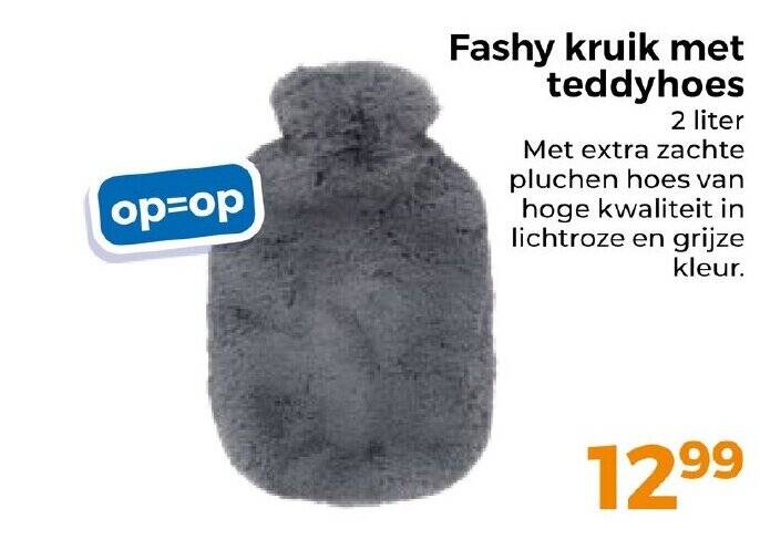 Fashy kruik met teddyhoes 2 liter aanbieding bij Trekpleister Geldig ...