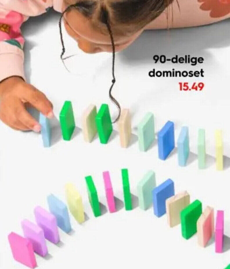90 delige dominoset aanbieding bij HEMA