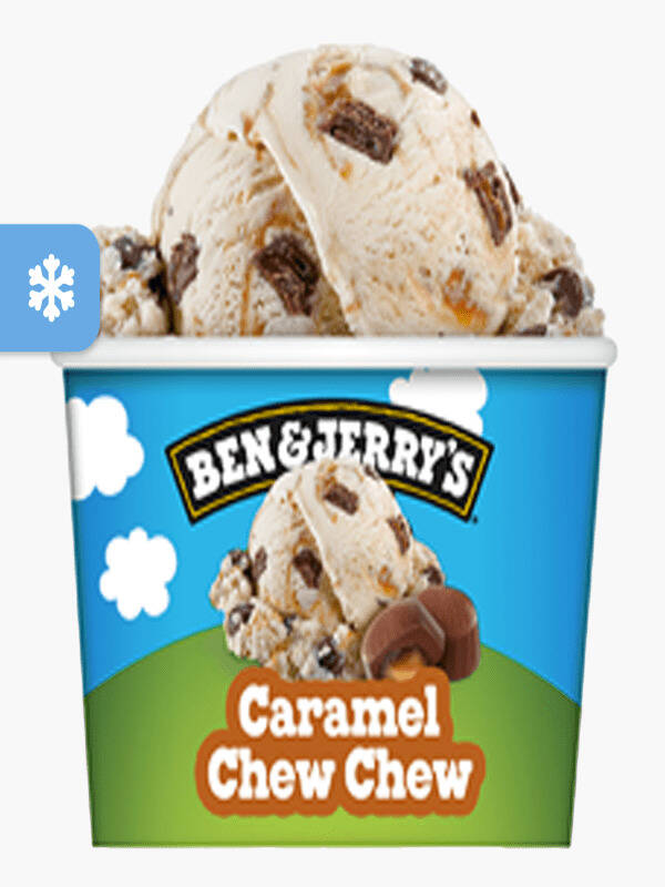 Ben & Jerry's Caramel Chew Chew 100ml aanbieding bij Flink