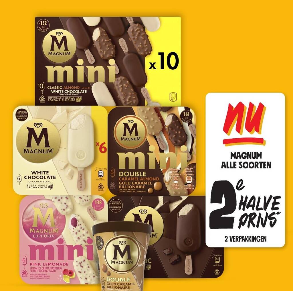 Magnum alle soorten aanbieding bij Jumbo