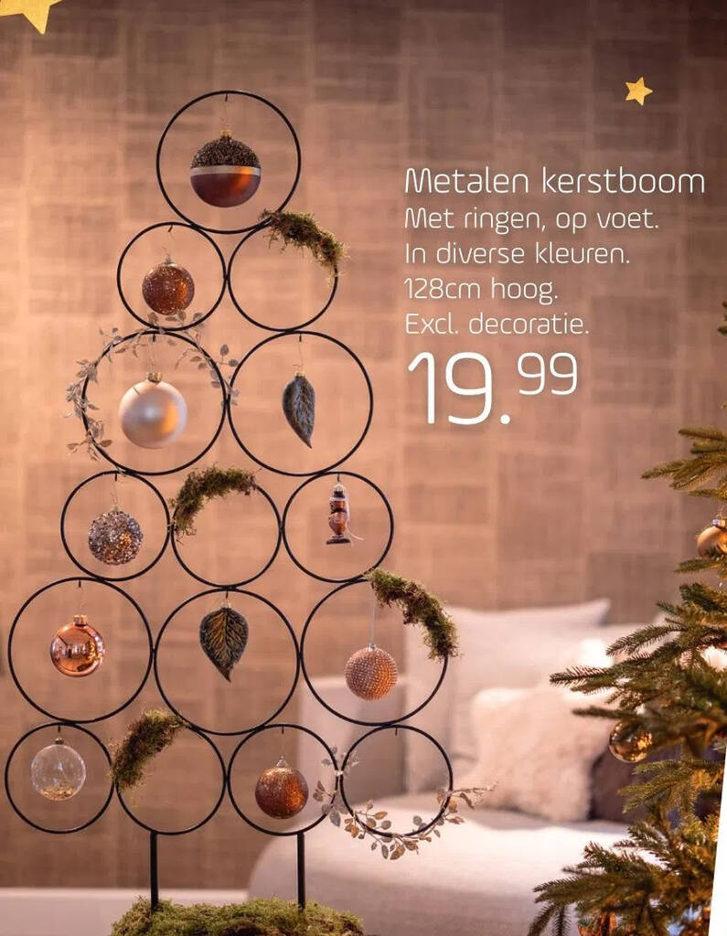 Metalen kerstboom aanbieding bij Coppelmans