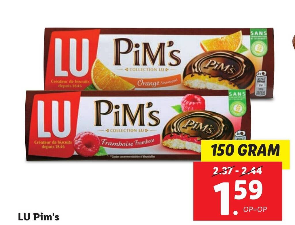 LU Pim's 150 gram aanbieding bij Lidl