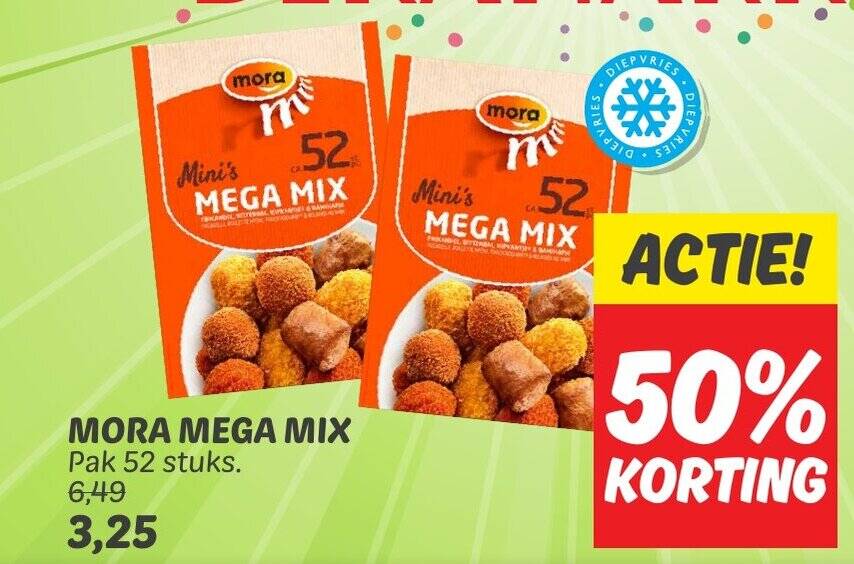 Mora mega mix aanbieding bij Dekamarkt