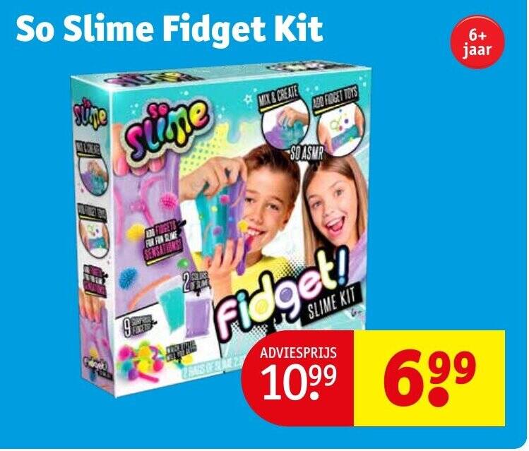So Slime Fidget Kit aanbieding bij Kruidvat