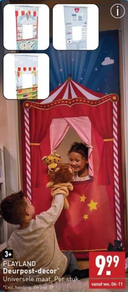 PLAYLAND Deurpost-decor Per stuk aanbieding bij ALDI