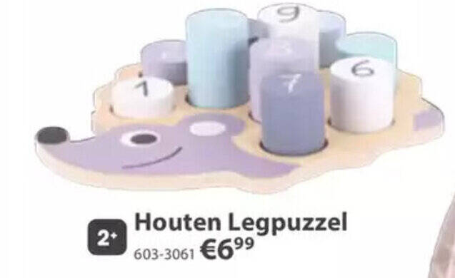 Houten Legpuzzel aanbieding bij Top1Toys