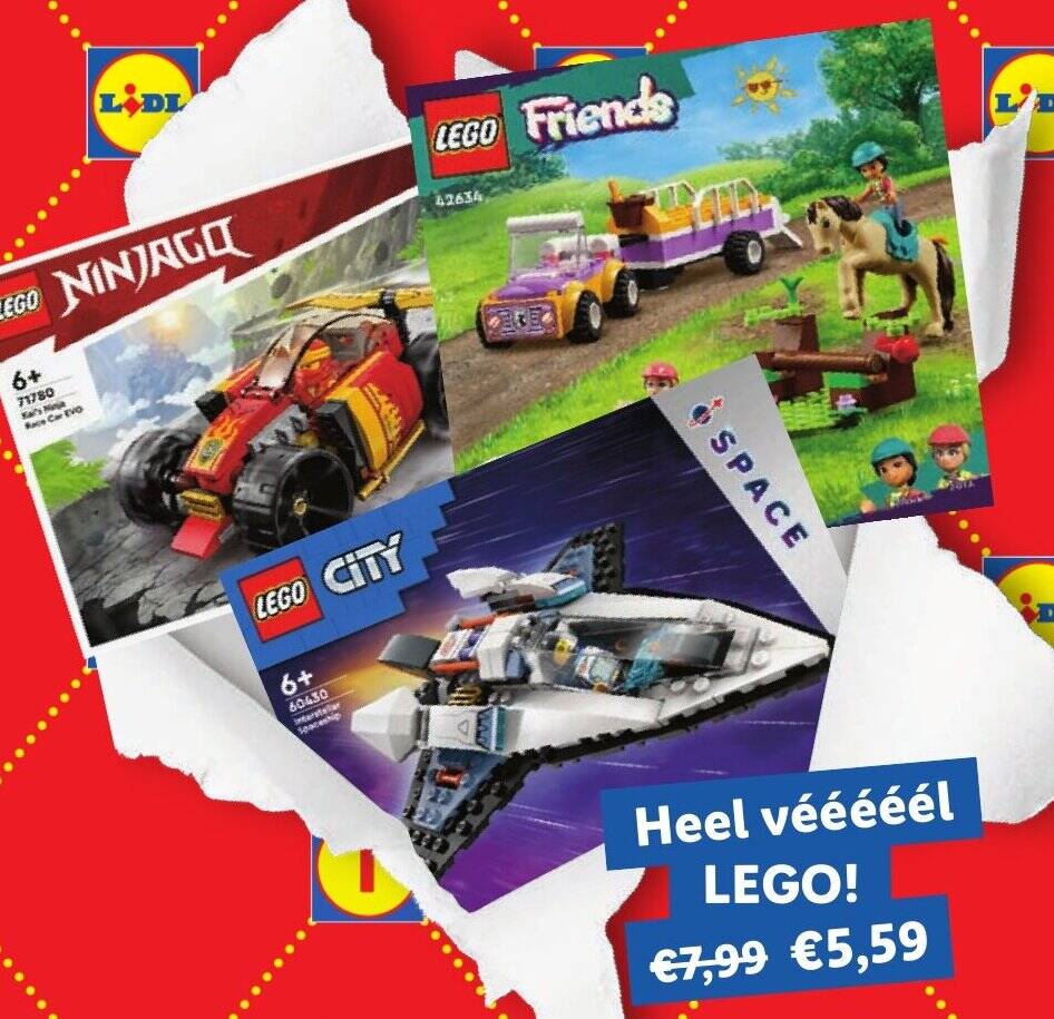 Heel vééééél LEGO aanbieding bij Lidl
