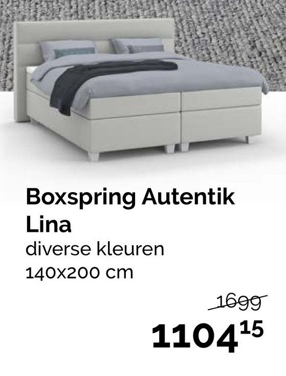 Boxspring Autentik Lina aanbieding bij Beter Bed