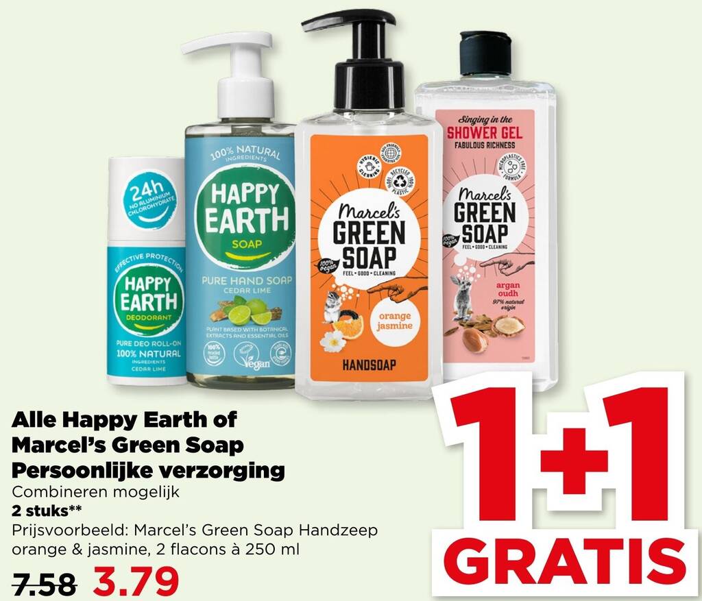 Alle Happy Earth of Marcel's Green Soap Persoonlijke verzorging 250 ml ...