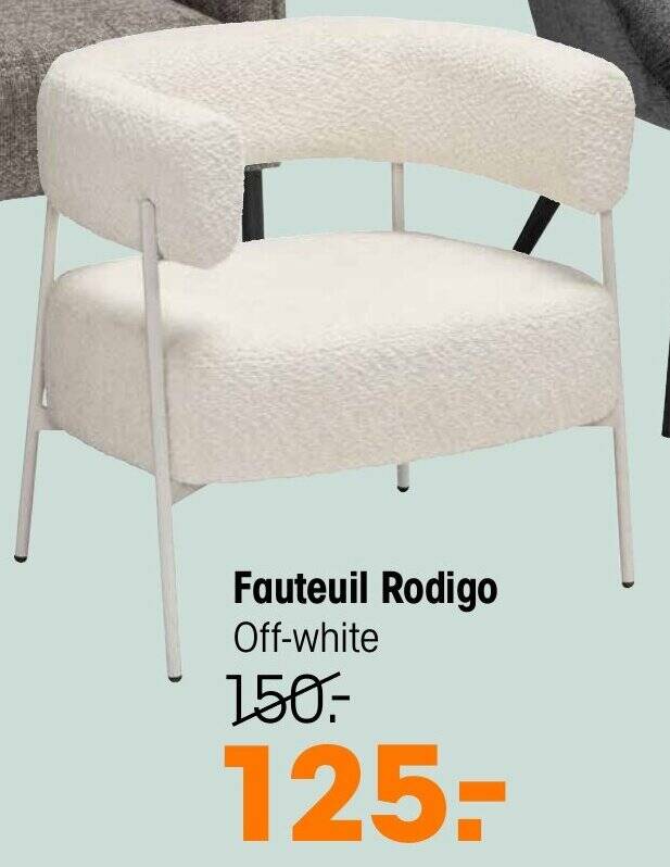 Fauteuil Rodigo aanbieding bij Kwantum