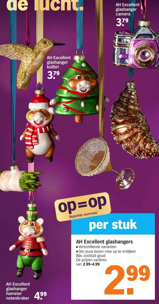 AH Excellent glashangers aanbieding bij Albert Heijn