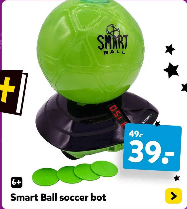 Smart Ball soccer bot aanbieding bij Intertoys