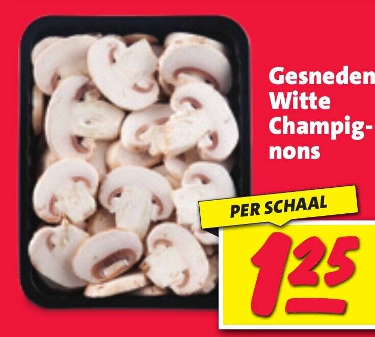 Gesneden Witte Champignons aanbieding bij Nettorama