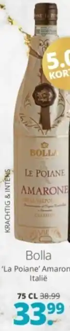 Bolla 'La Poiane' Amarone 75 cl. aanbieding bij Mitra