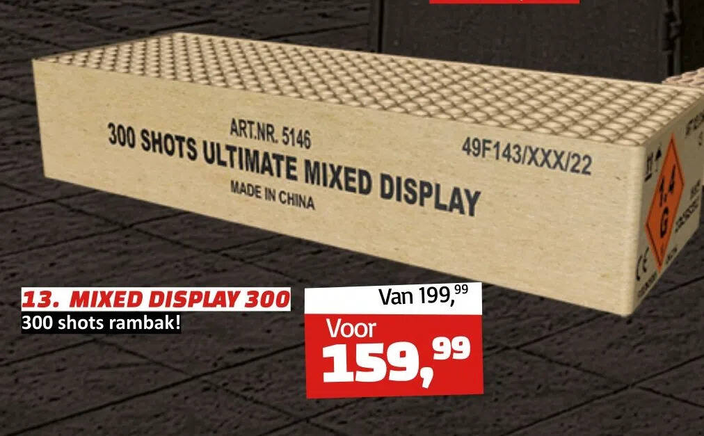 13. MIXED DISPLAY 300 aanbieding bij Tuincentrum de Driesprong