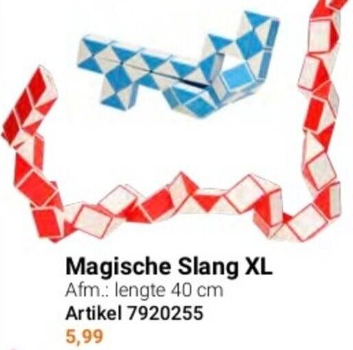 Magische Slang XL 40 cm aanbieding bij Lobbes