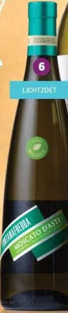 Fontanafredda Moscato d'Asti Bio 75 cl. aanbieding bij Albert Heijn