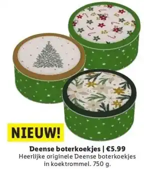 Deense boterkoekjes | €5.99 aanbieding bij Lidl