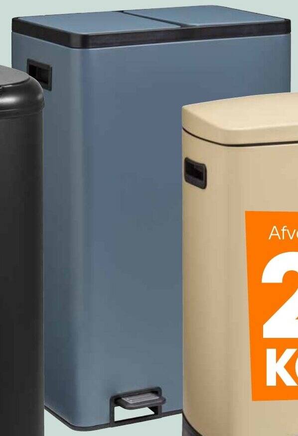 Pedaalemmer duo 60 l aanbieding bij Kwantum € 68,00