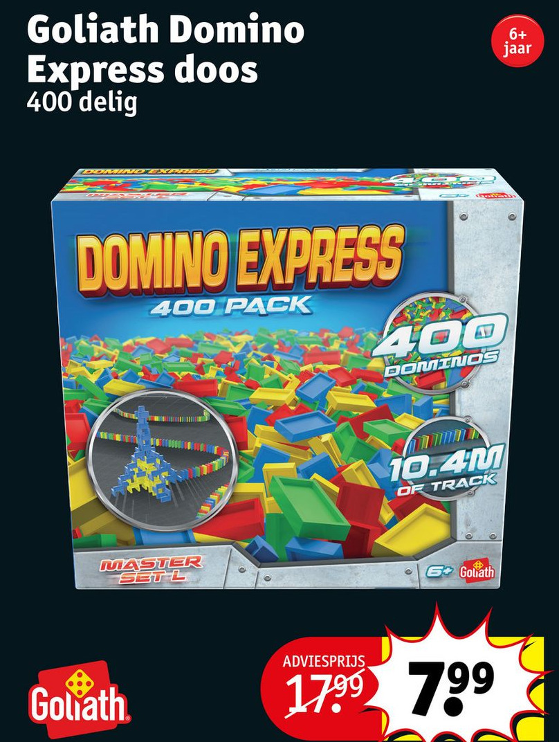 Goliath Domino Express doos aanbieding bij Kruidvat