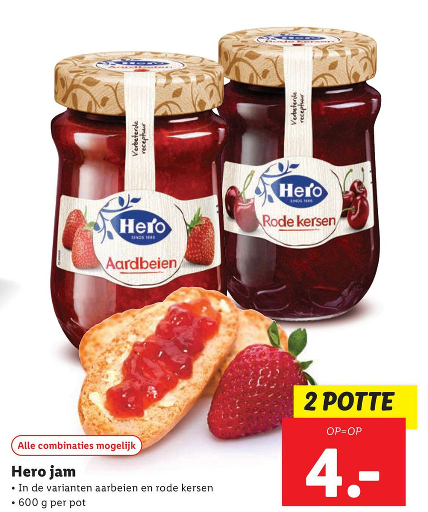 Hero jam aanbieding bij Lidl