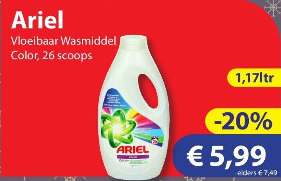 Ariel 1.17 liter aanbieding bij Die Grenze